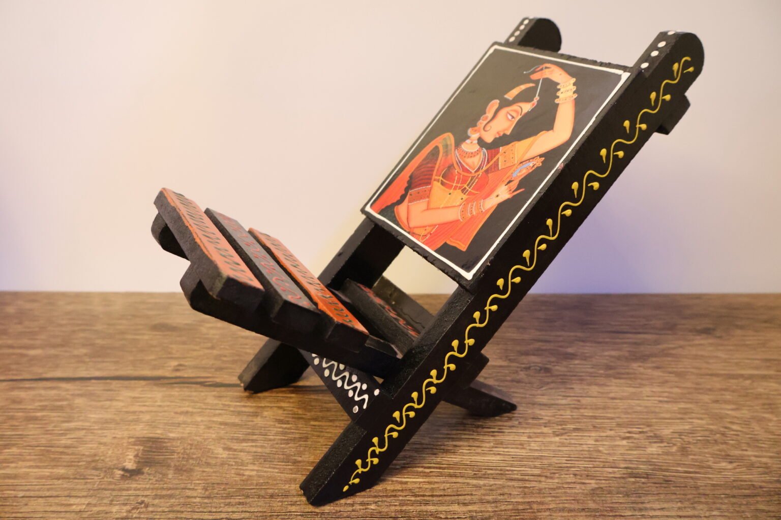 Handcrafted Wooden Mobile Stand – UPR World