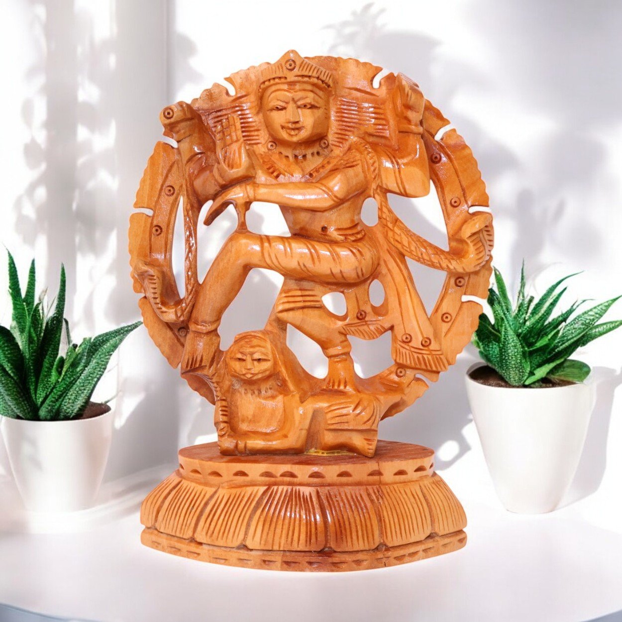 Wooden Nataraj Statue – The Cosmic Dance of Shiva – UPR World