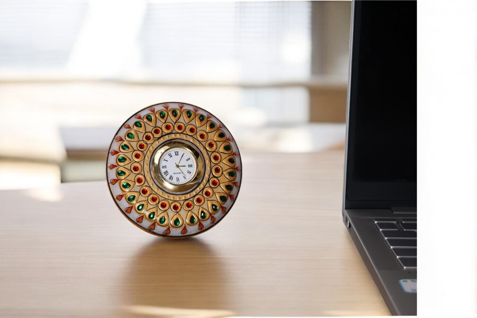 Round Table Watch in Marble Stand – UPR World